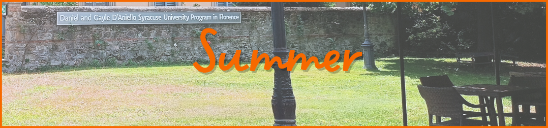 Program Information - Florence – Syracuse University